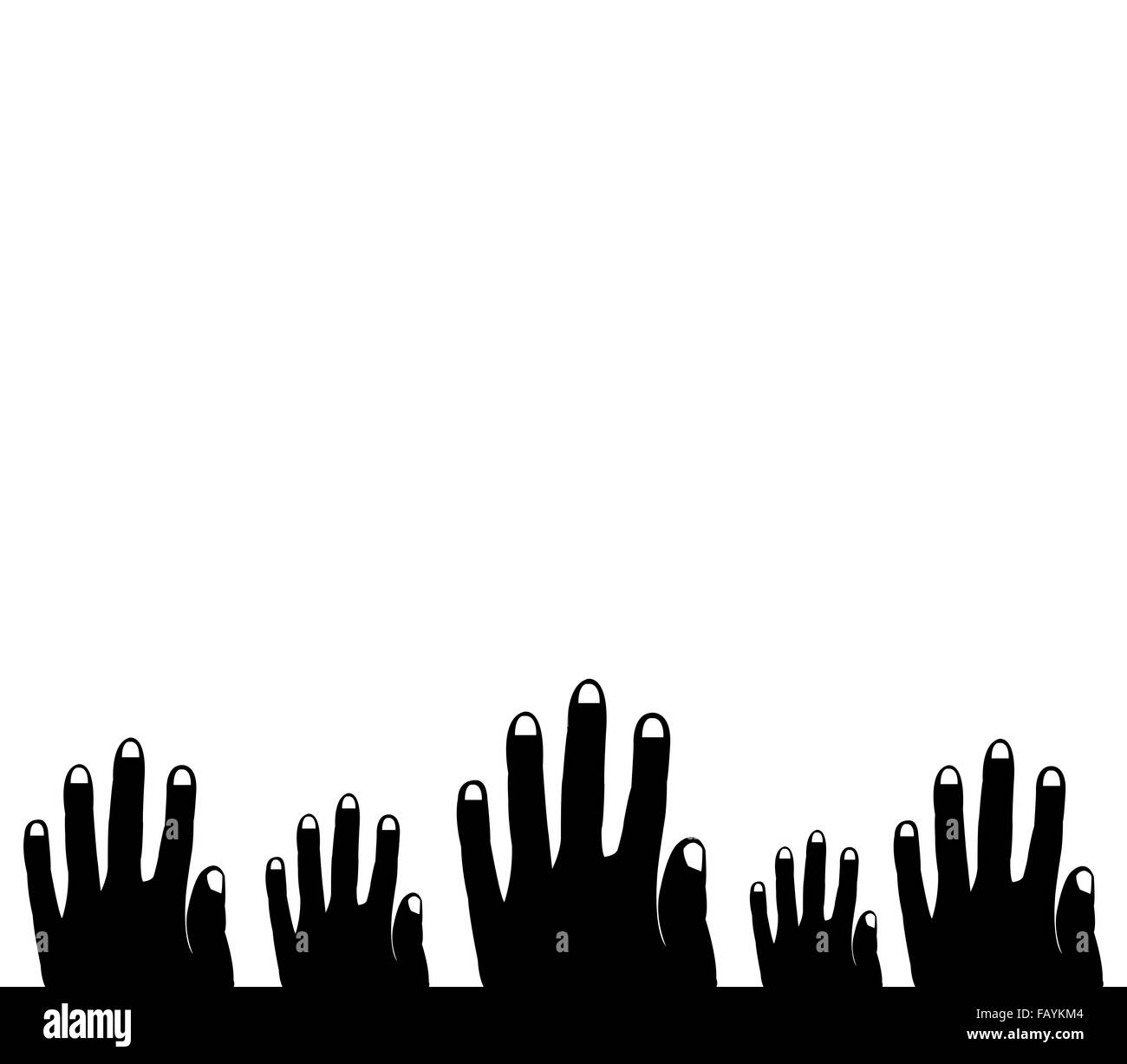 Hand thumb up symbols Black and White Stock Photos & Images - Alamy