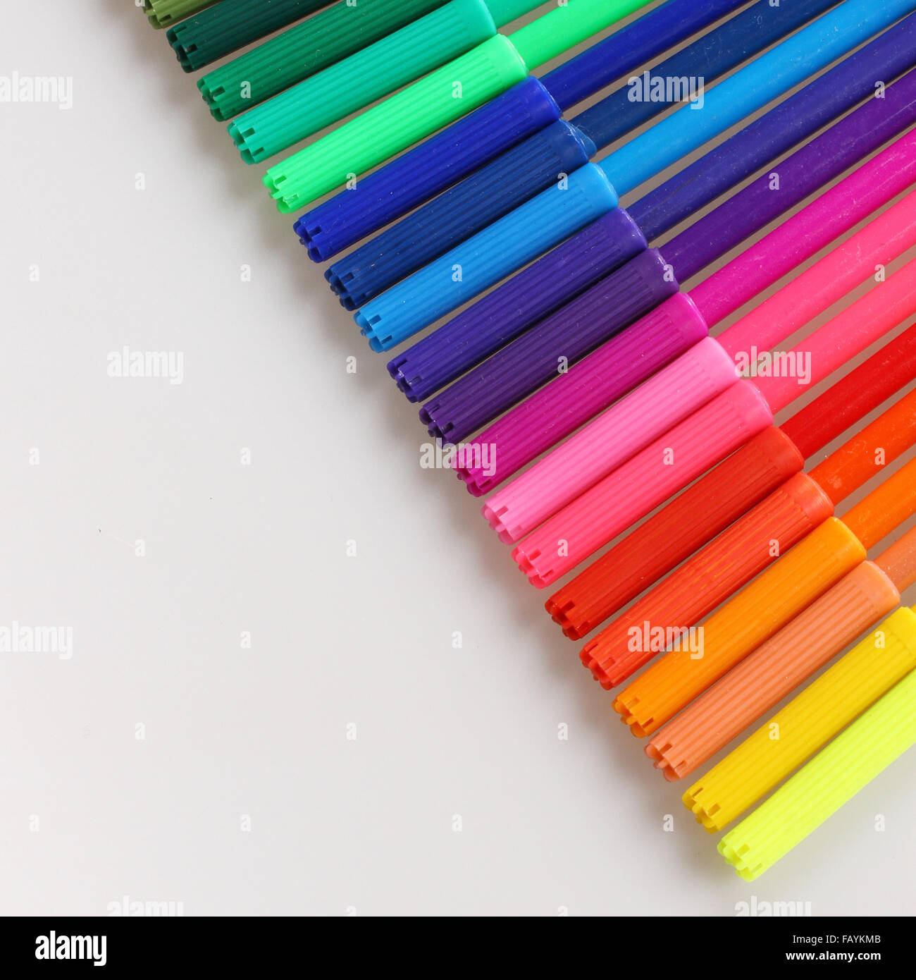 Colorful markers hi-res stock photography and images - Alamy
