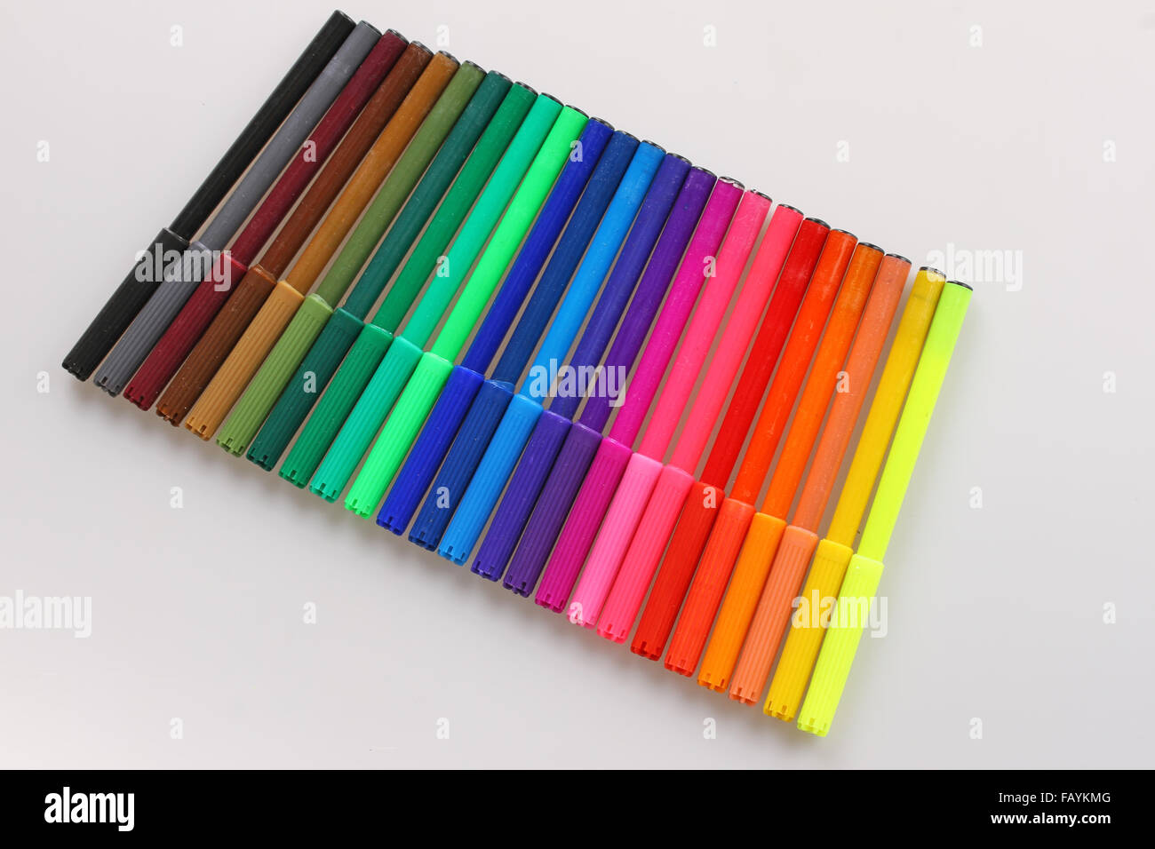 Colorful markers hi-res stock photography and images - Alamy