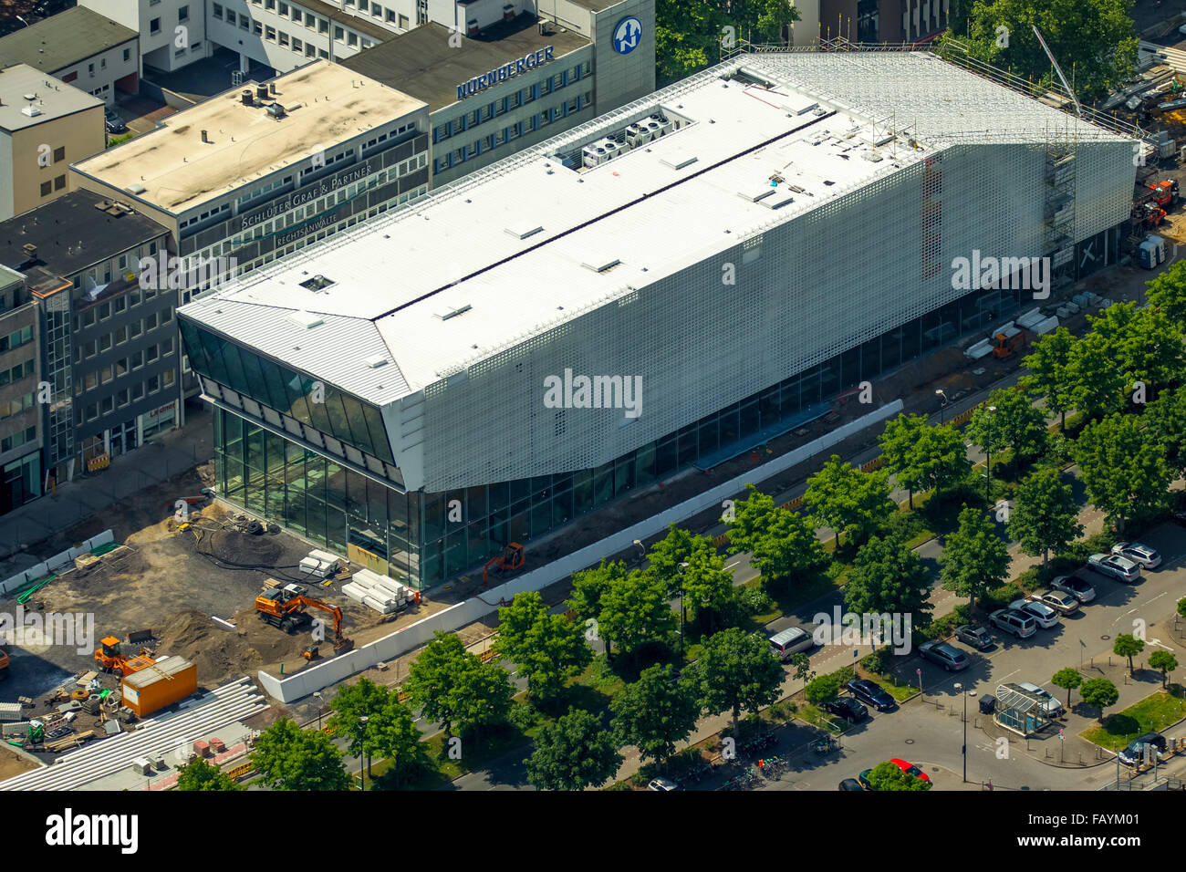 Aerial view, the DFB Museum, Museum of German football, German Football ...
