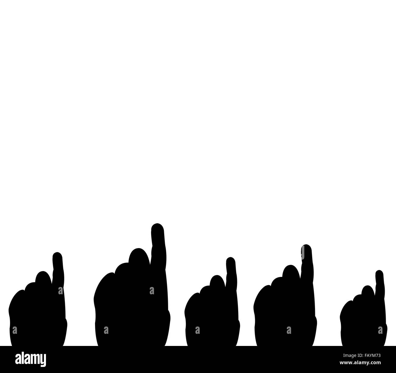 Hand thumb up symbols Black and White Stock Photos & Images - Alamy