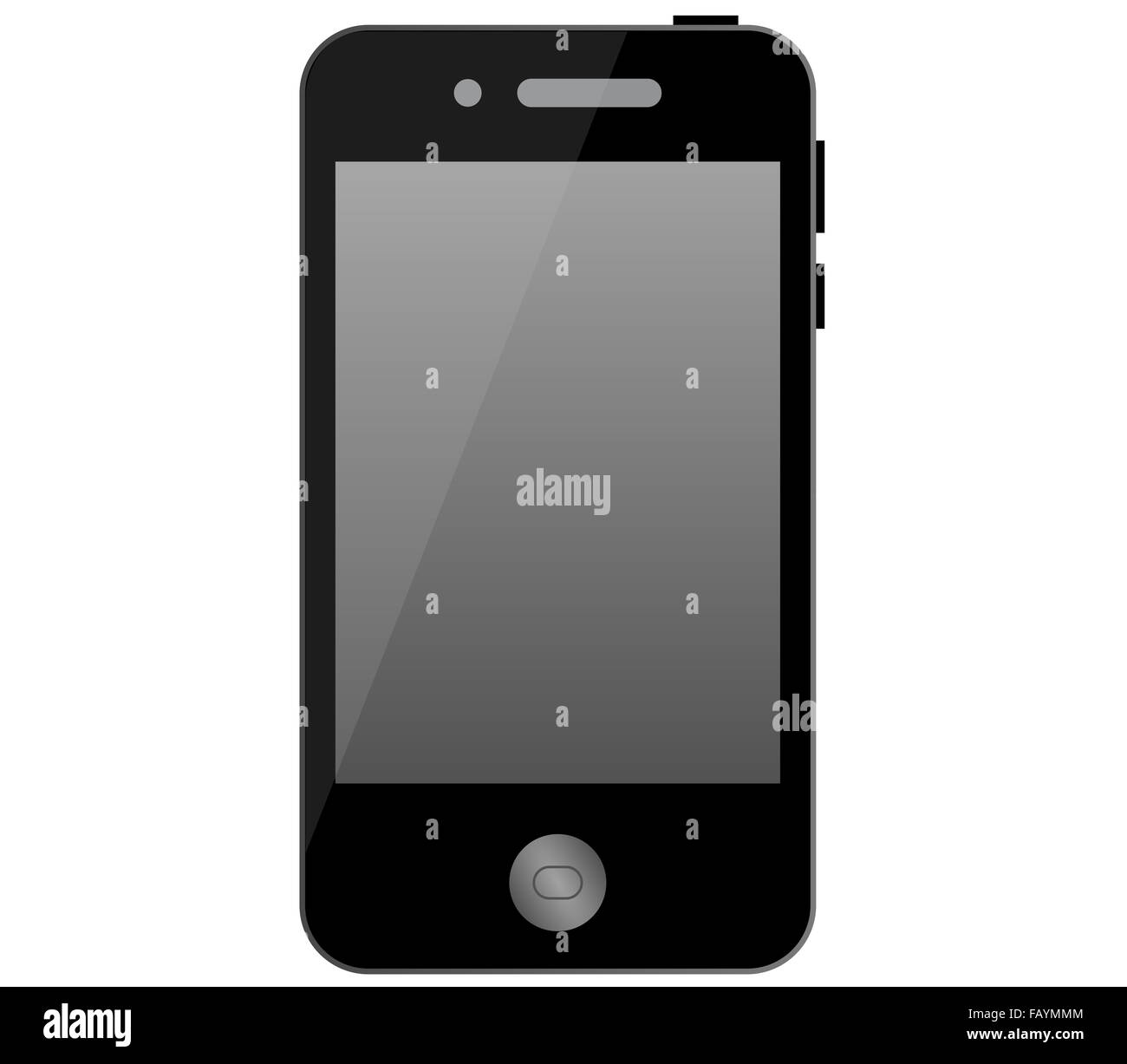 phone on white background Stock Photo - Alamy