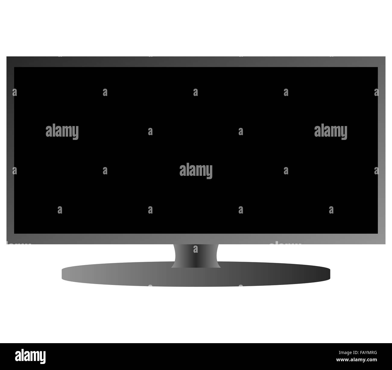 television on white background Stock Photo - Alamy