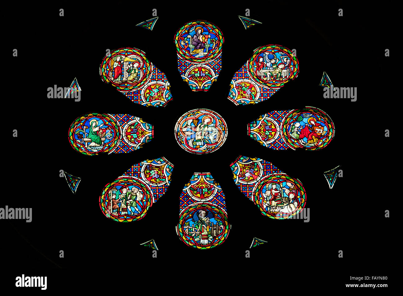 Lisbon cathedral, stained glass hi-res stock photography and images - Alamy