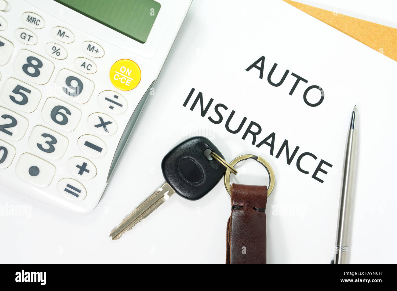 Certificate of motor insurance hi-res stock photography and images - Alamy