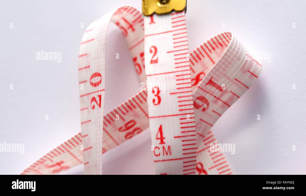 A tape measure close up Stock Photo - Alamy