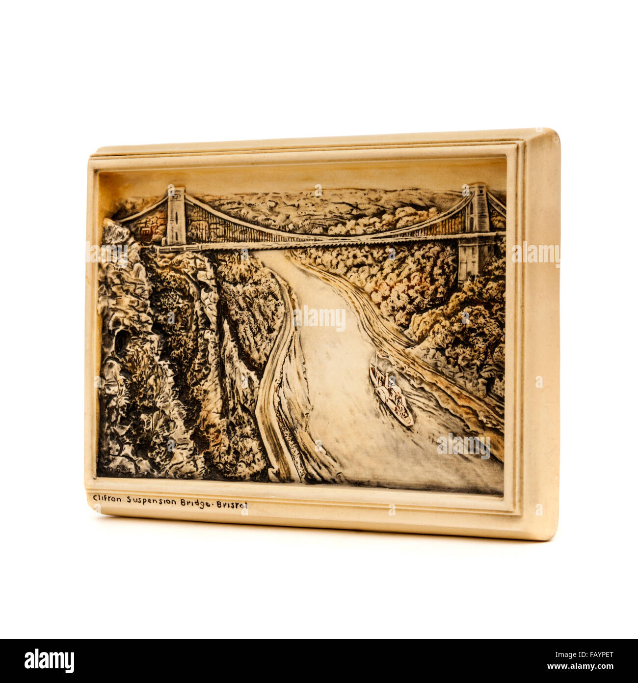 Antique "Ivorex" wall plaque by Arthur Osborne of the Clifton ...