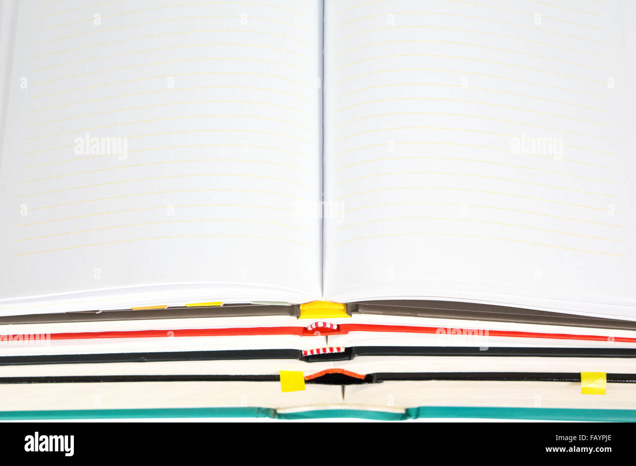 Book open notebook hi-res stock photography and images - Alamy