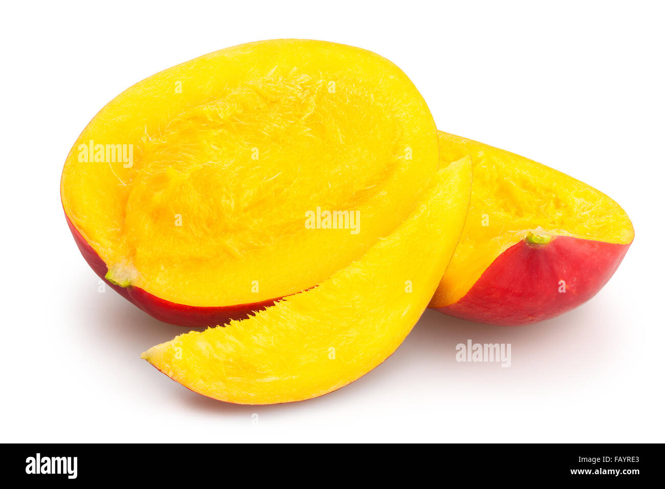 Mango half hi-res stock photography and images - Alamy