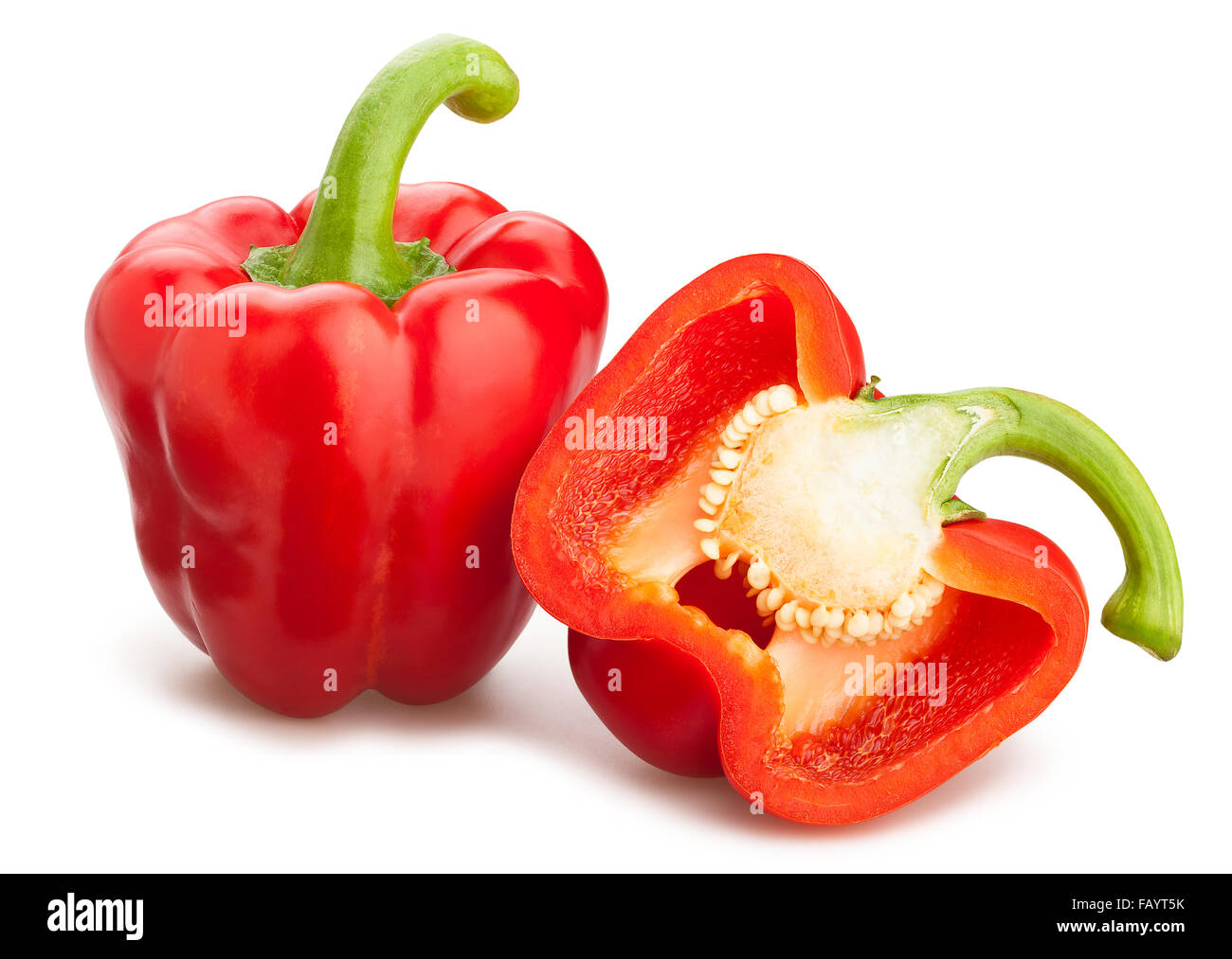 Bell pepper slice Cut Out Stock Images & Pictures - Alamy