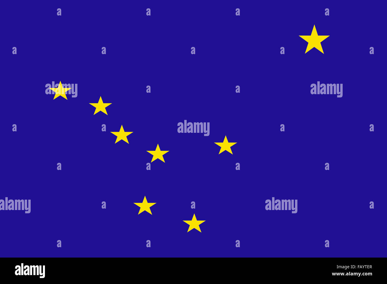 Alaska State Flag Stock Photo - Alamy