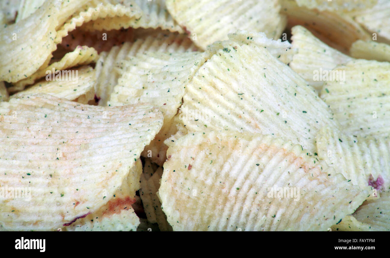 Potato chip texture hi-res stock photography and images - Alamy