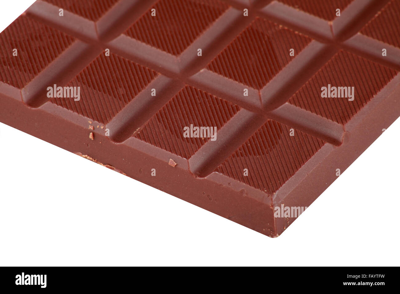 bar of brown chocolate isolated Stock Photo - Alamy