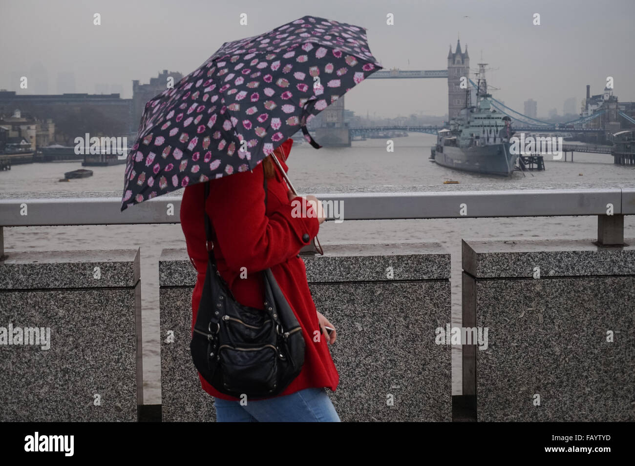 Rain in London, England United Kingdom UK Stock Photo - Alamy