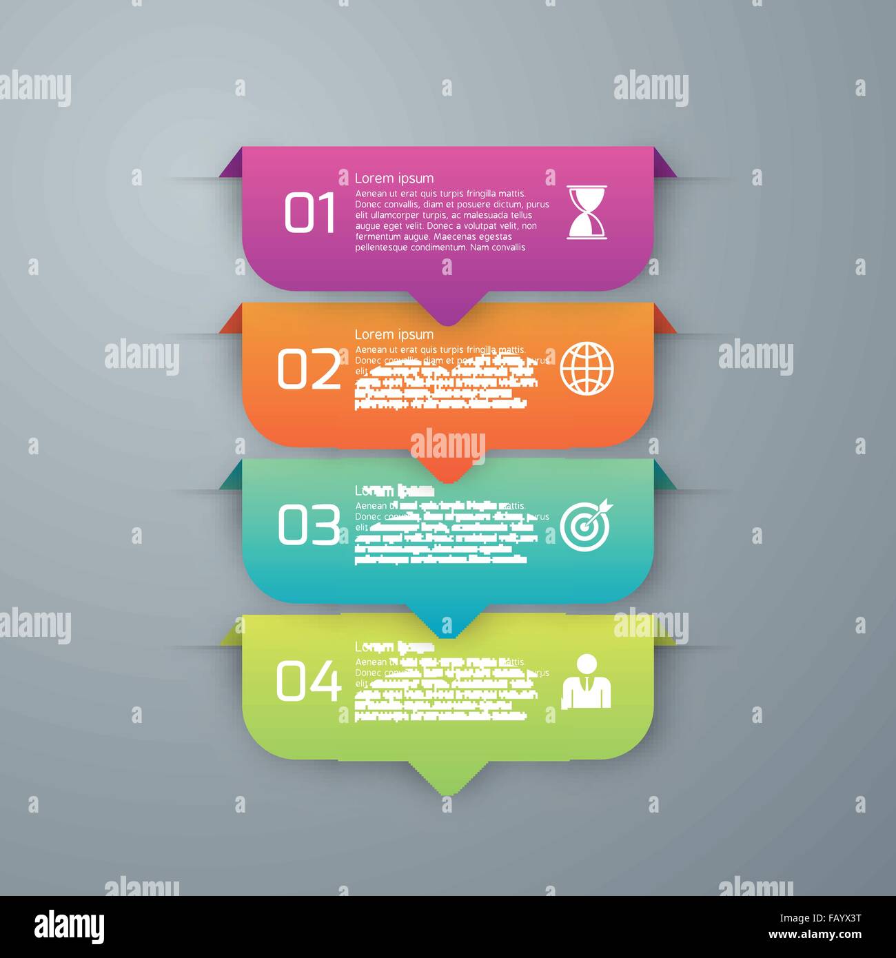 Vector illustration infographics four options Stock Vector Image & Art ...