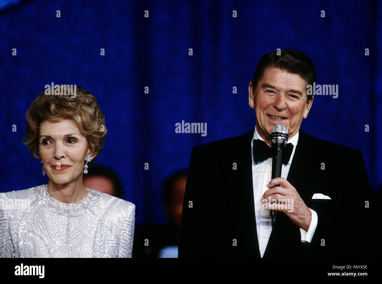 Washington, DC., USA, 20th January, 1985 President Ronald Reagan and ...