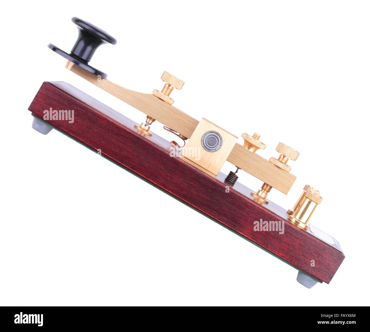 Morse Key Isolated Stock Photo - Alamy