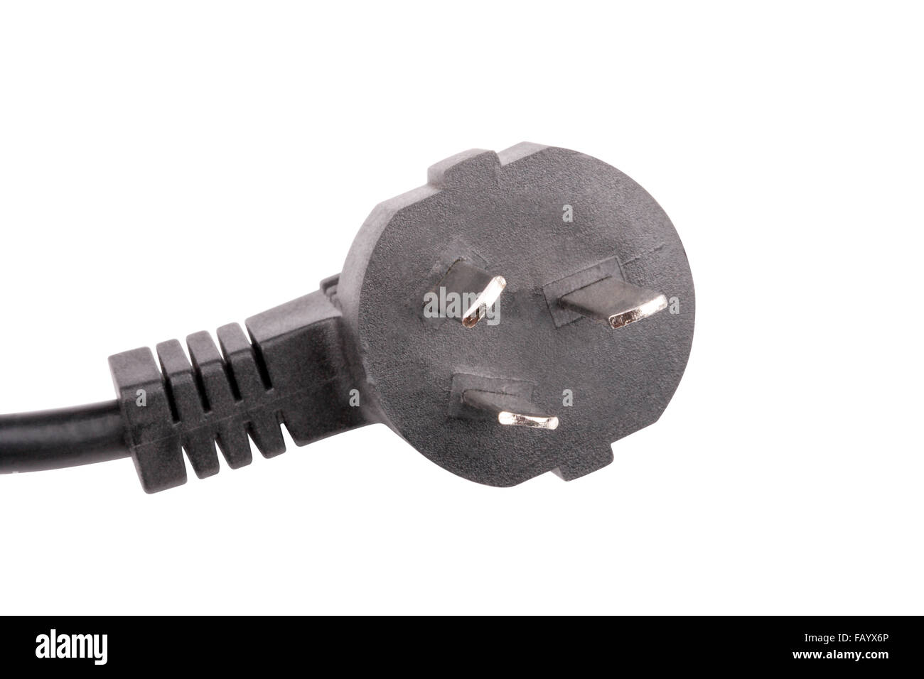 UK Outlet Plug with Cord Isolated Stock Photo - Alamy