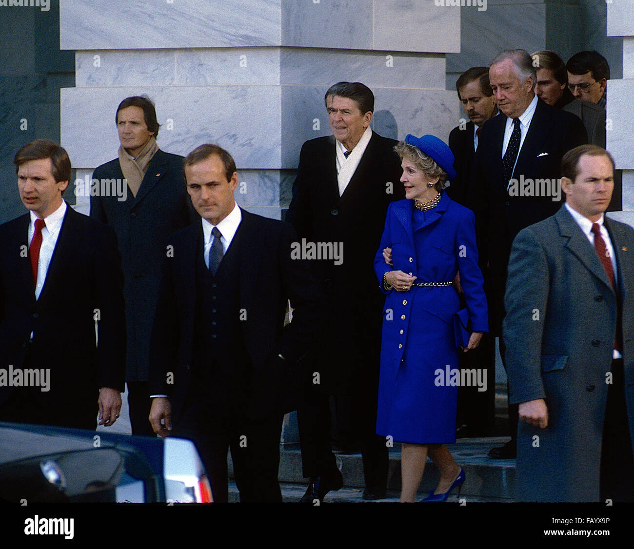 Inauguration ronald reagan 1985 hi-res stock photography and images - Alamy