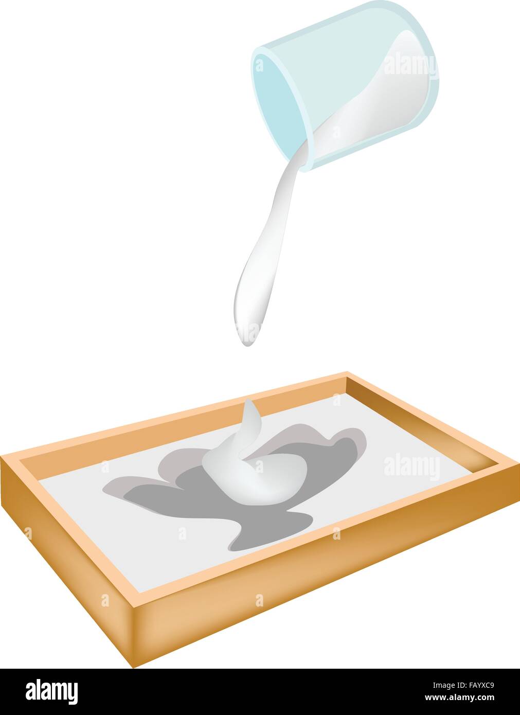 Plaster casting craft Stock Vector Images - Alamy