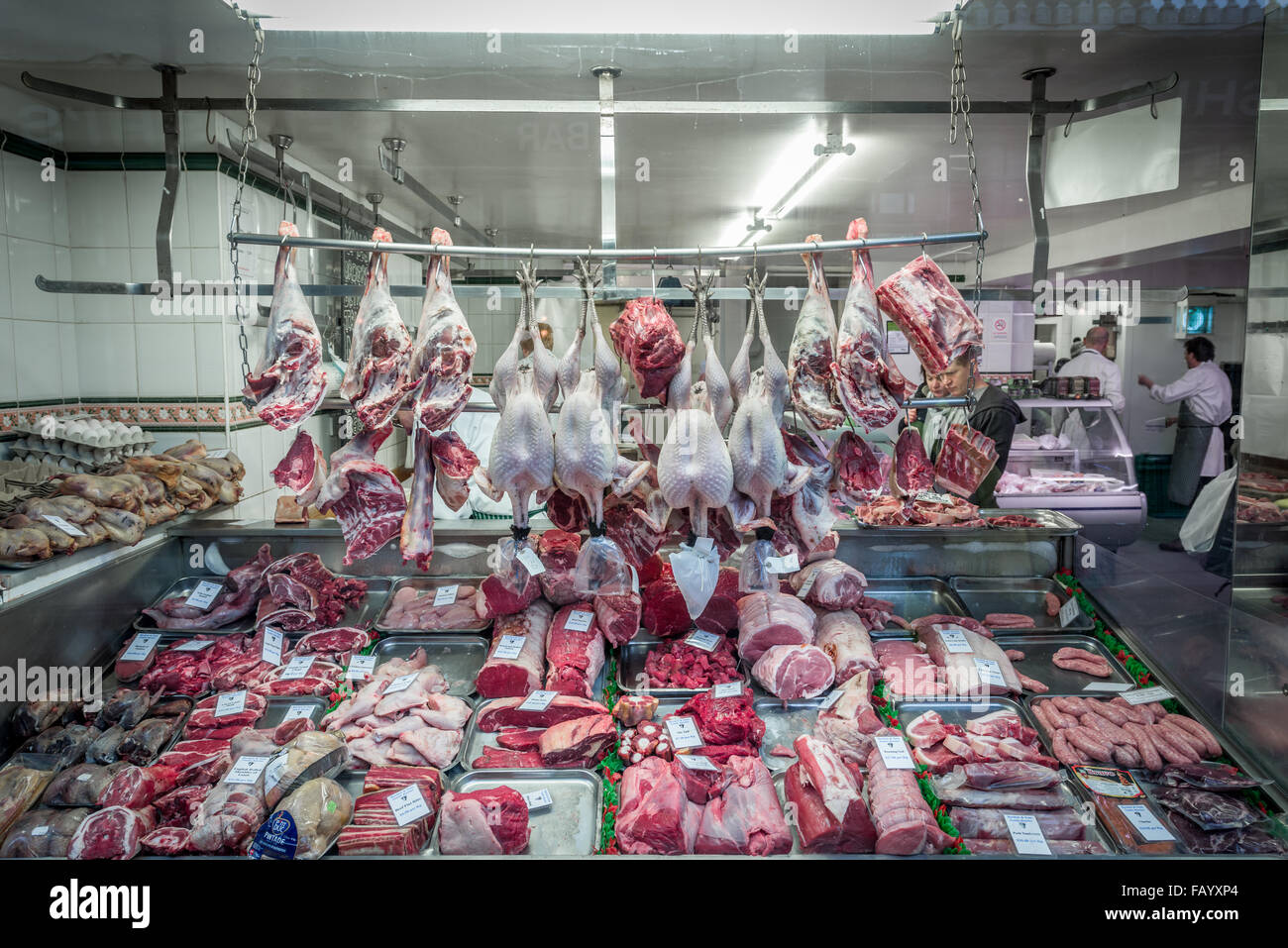 Window butchers shop hi-res stock photography and images - Alamy