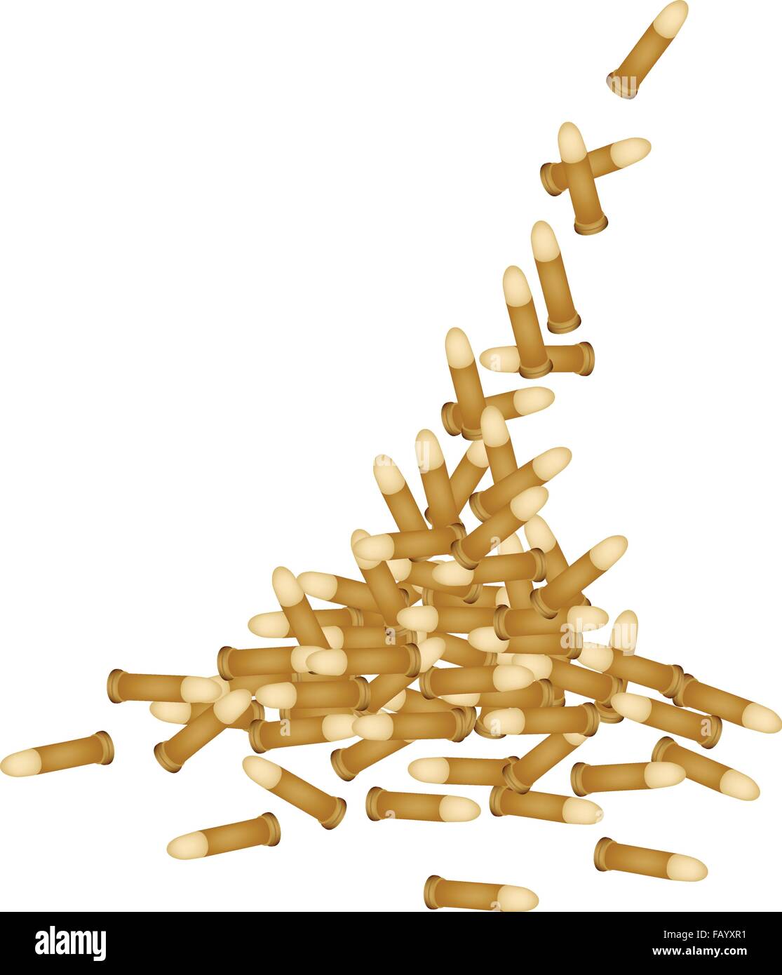 Gun Accessory, An Illustration Collection of A Pile of Gun Bullets or ...