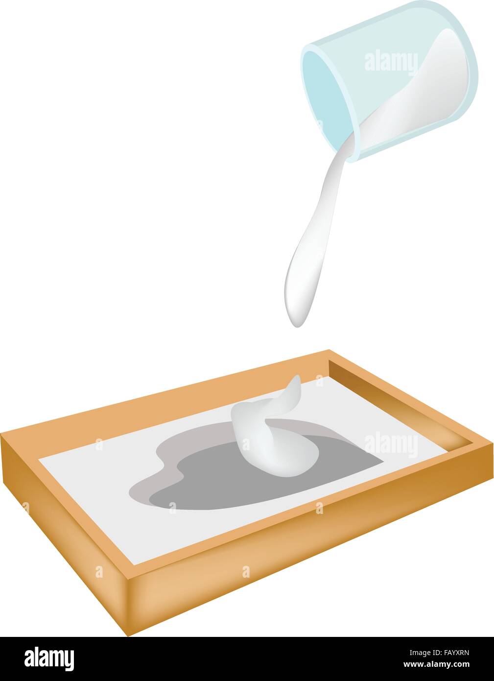 Plaster casting craft Stock Vector Images - Alamy