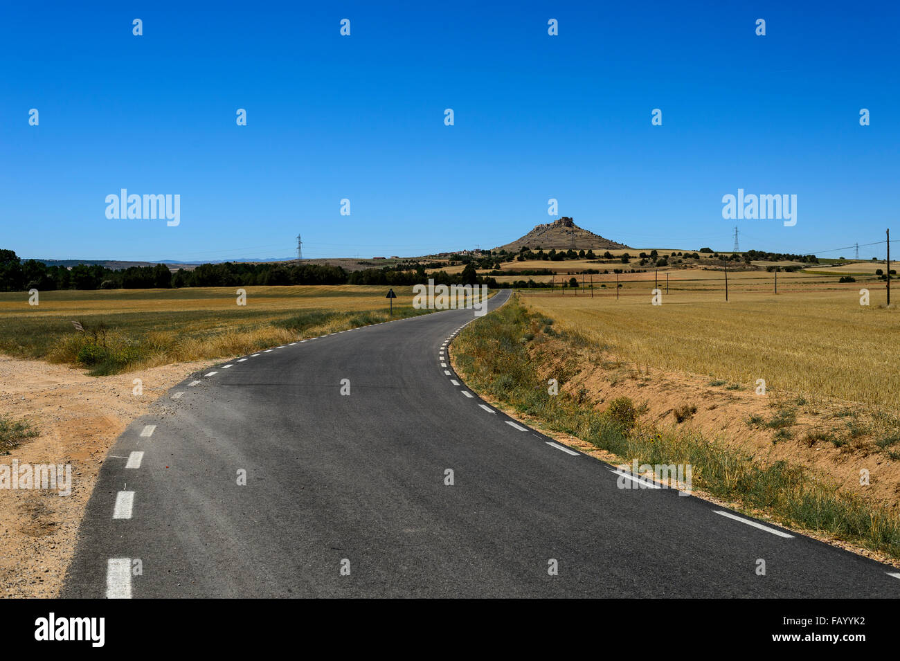 Castle of Gormaz Stock Photo - Alamy