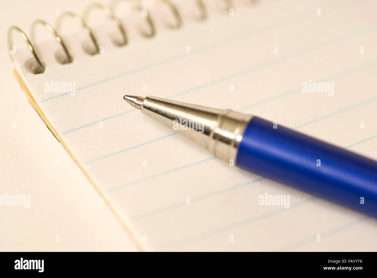 Blue lined paper hi-res stock photography and images - Alamy