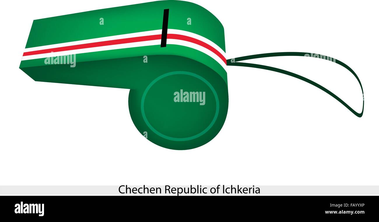 Flag of chechen republic Stock Vector Images - Alamy