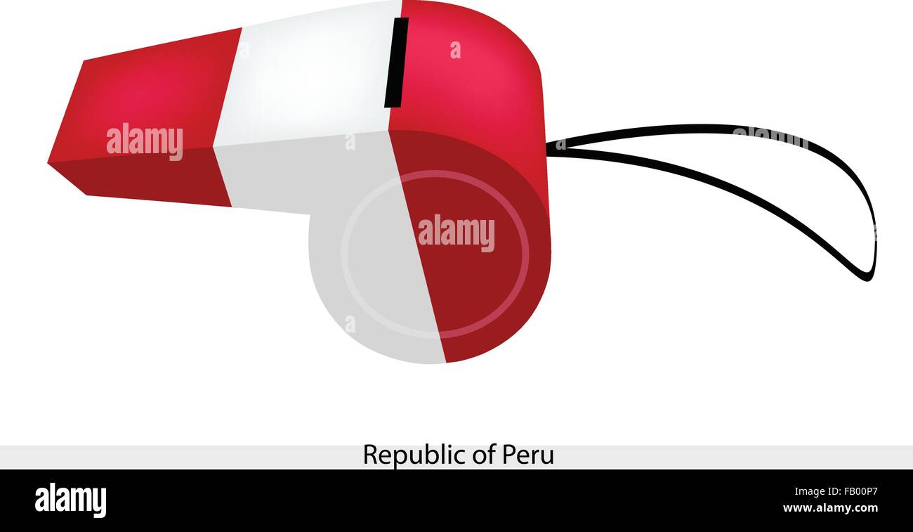 An Illustration of A Vertical Bicolor Triband of Red and White of The ...