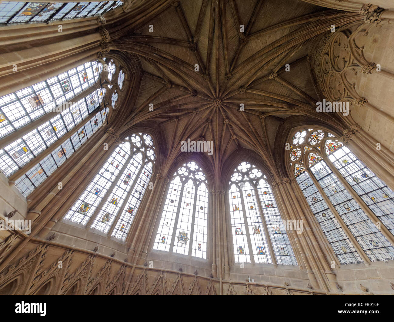 The Chapter House at Southwell Minster, Nottinghamshire, England ...