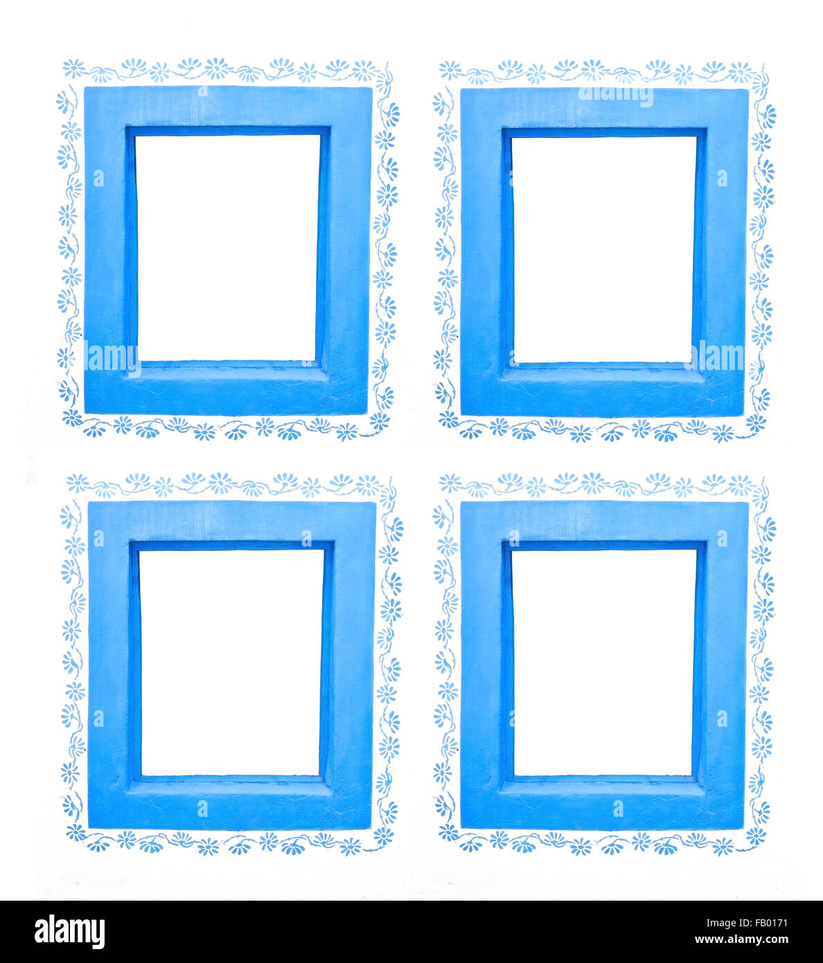 Blue window frames hi-res stock photography and images - Alamy