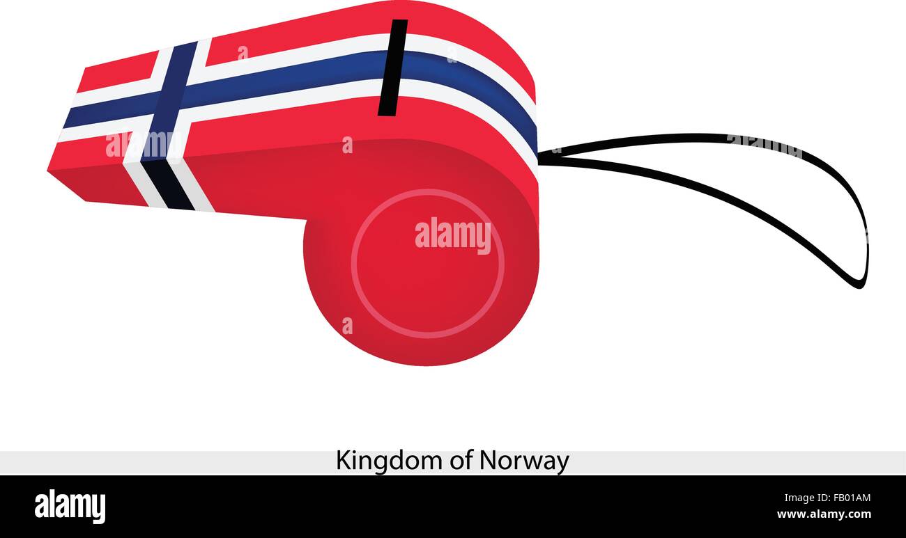 An Illustration of White-Fimbriated Blue Nordic Cross on A Red Field of ...