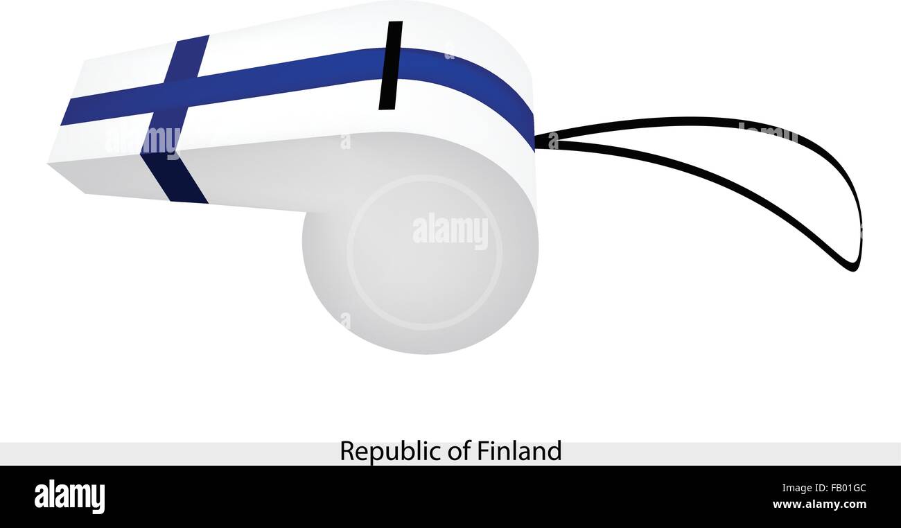 An Illustration of A Sea Blue Nordic Cross on A White Field of Republic ...
