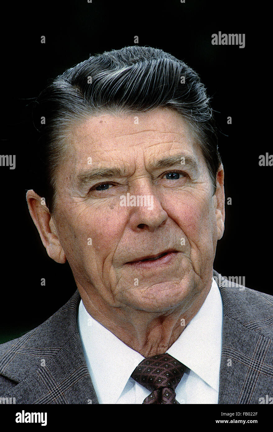 Ronald reagan portrait hi-res stock photography and images - Alamy