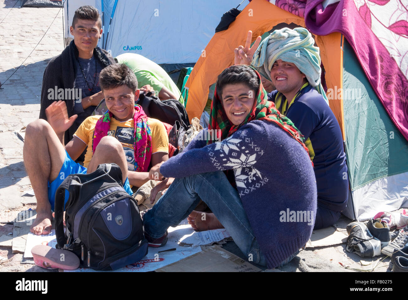 Refugee boys afghan hi-res stock photography and images - Alamy