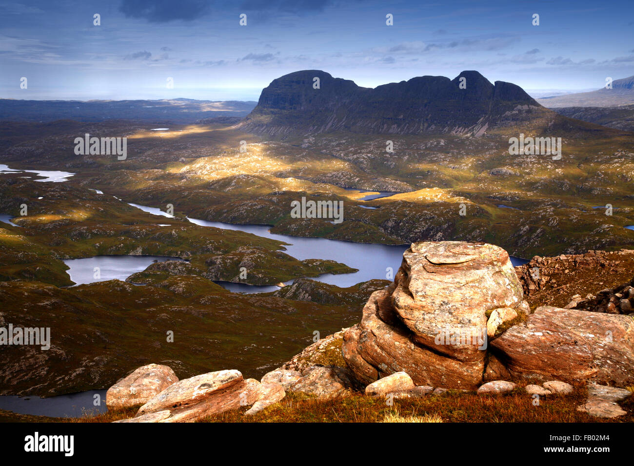 Suilven mountain top hi-res stock photography and images - Alamy