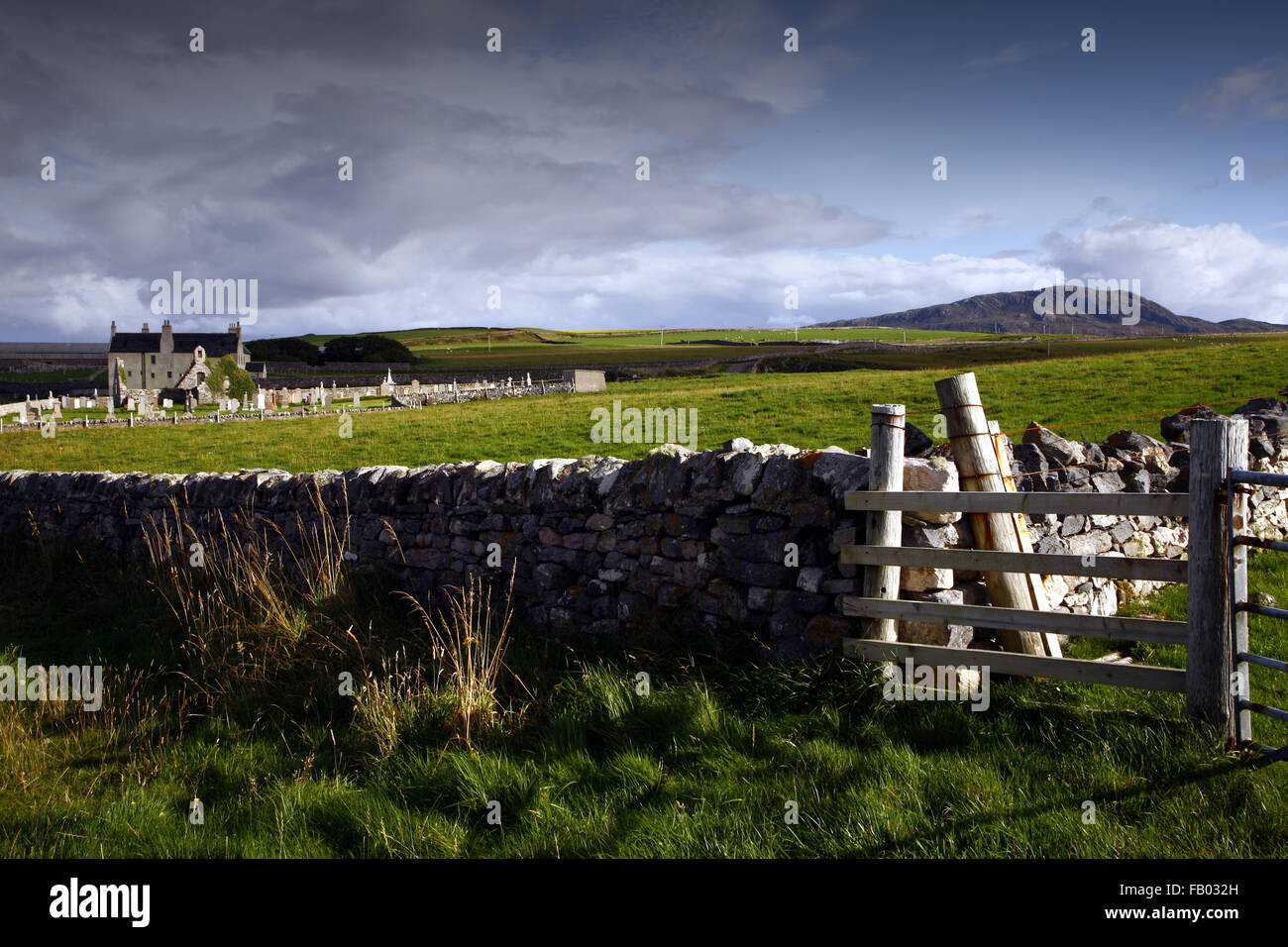 Balnakeil family mansion Mackay clan house and sheep farming Stock ...
