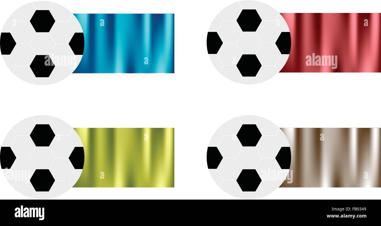 Soccer balls flags colors Stock Vector Images - Alamy