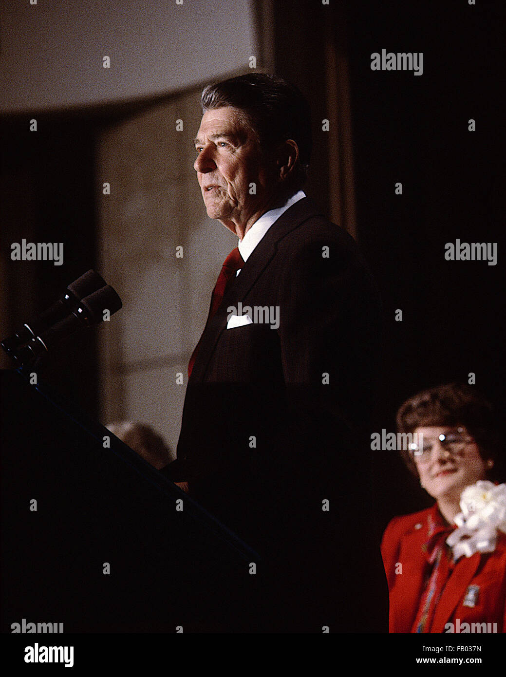 Washington, DC., USA, 1984 President Ronald Reagan portraits Credit ...