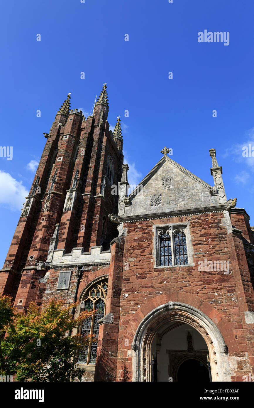 The Church of St. Mary, with it's impressive 120 ft (37m) red sandstone ...