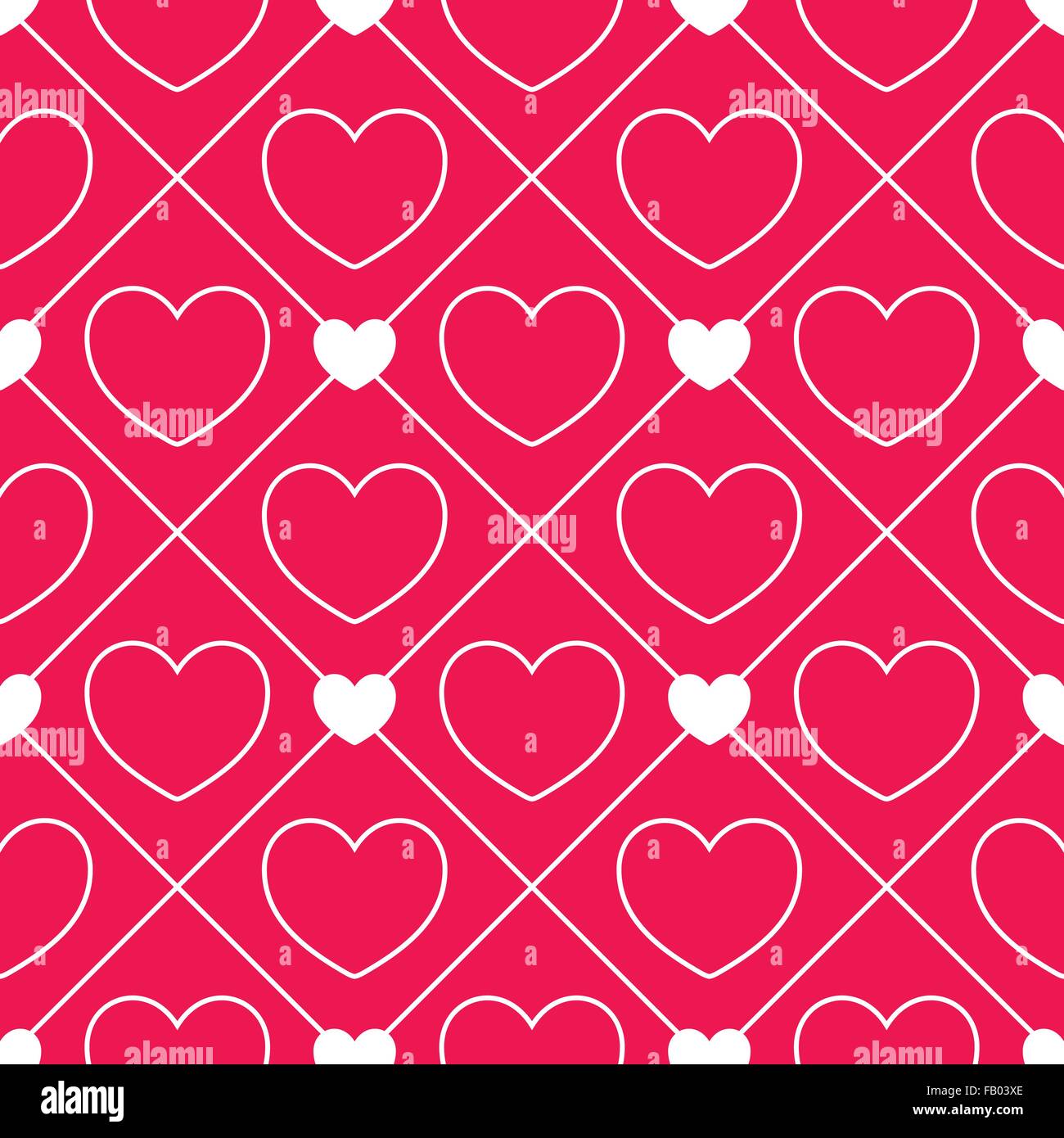 Seamless hearts pattern Stock Vector Image & Art - Alamy