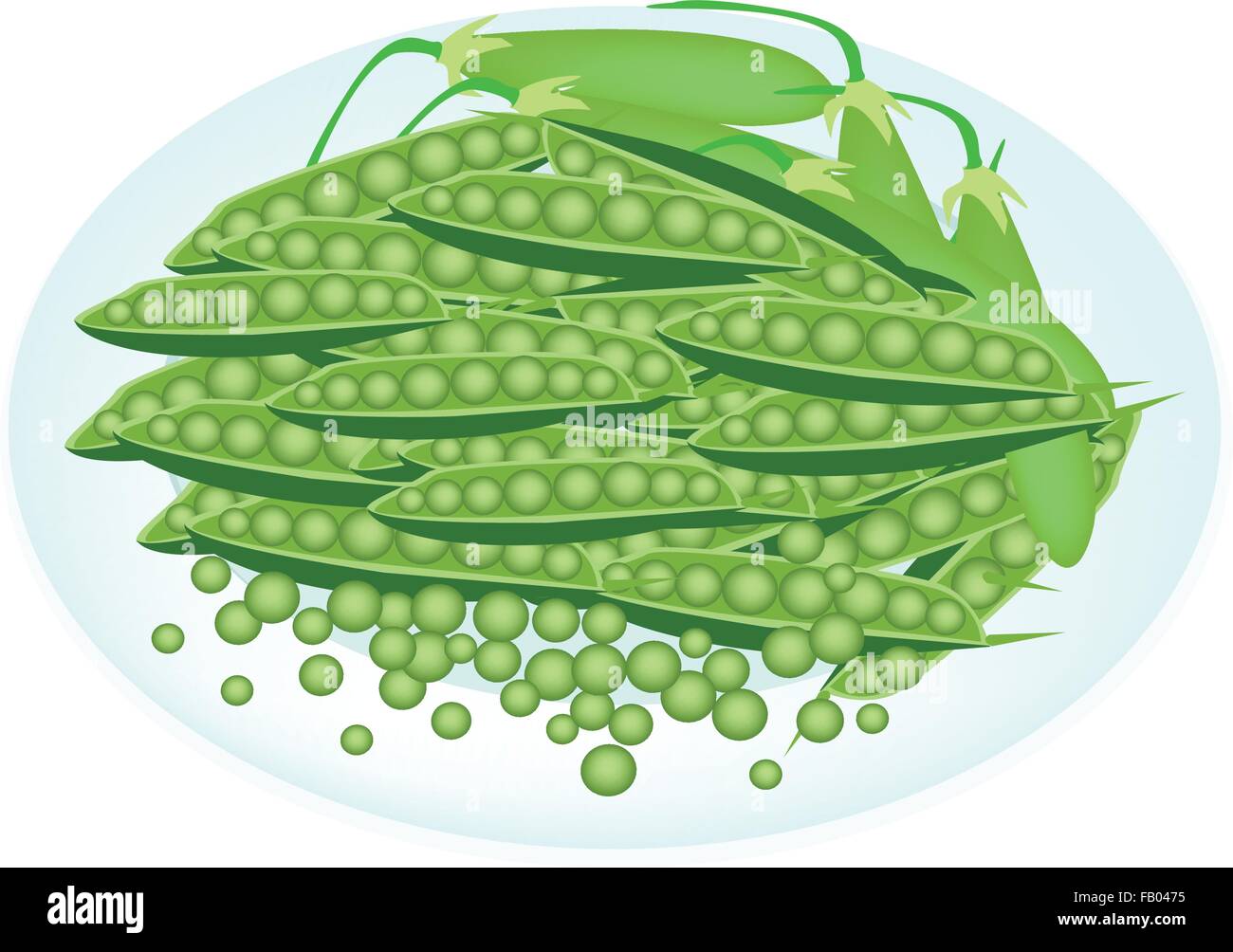 Family eating vegetables Stock Vector Images - Alamy