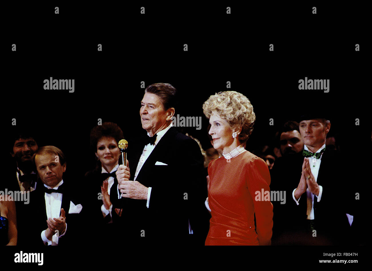 Washington, DC., USA, 19th January, 1985 President Ronald Reagan and ...