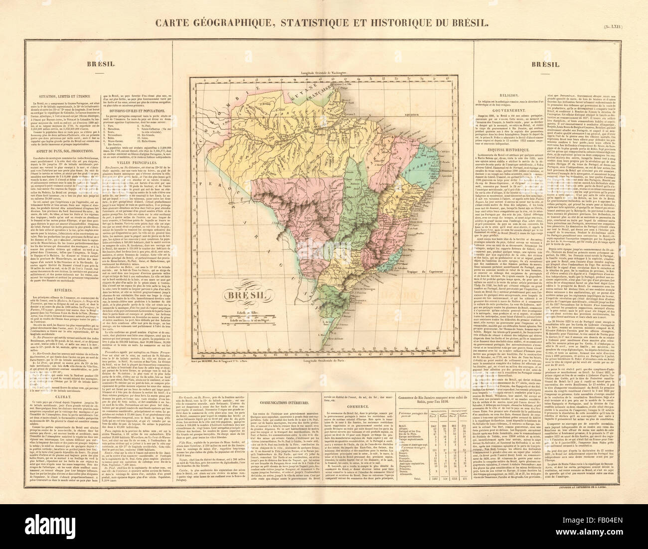 Early maps of brazil hi-res stock photography and images - Alamy