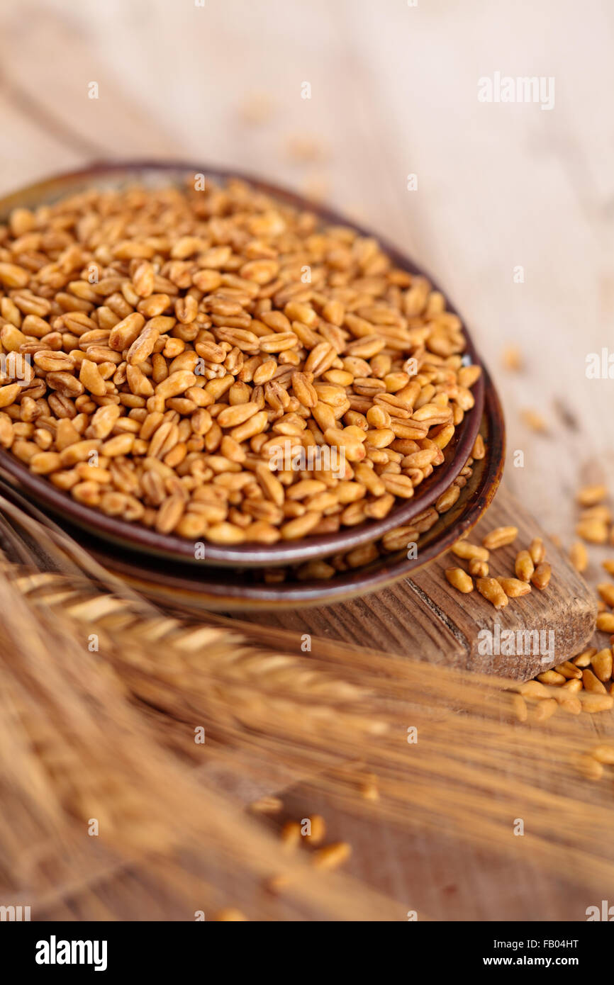 Wheat in plate hi-res stock photography and images - Alamy