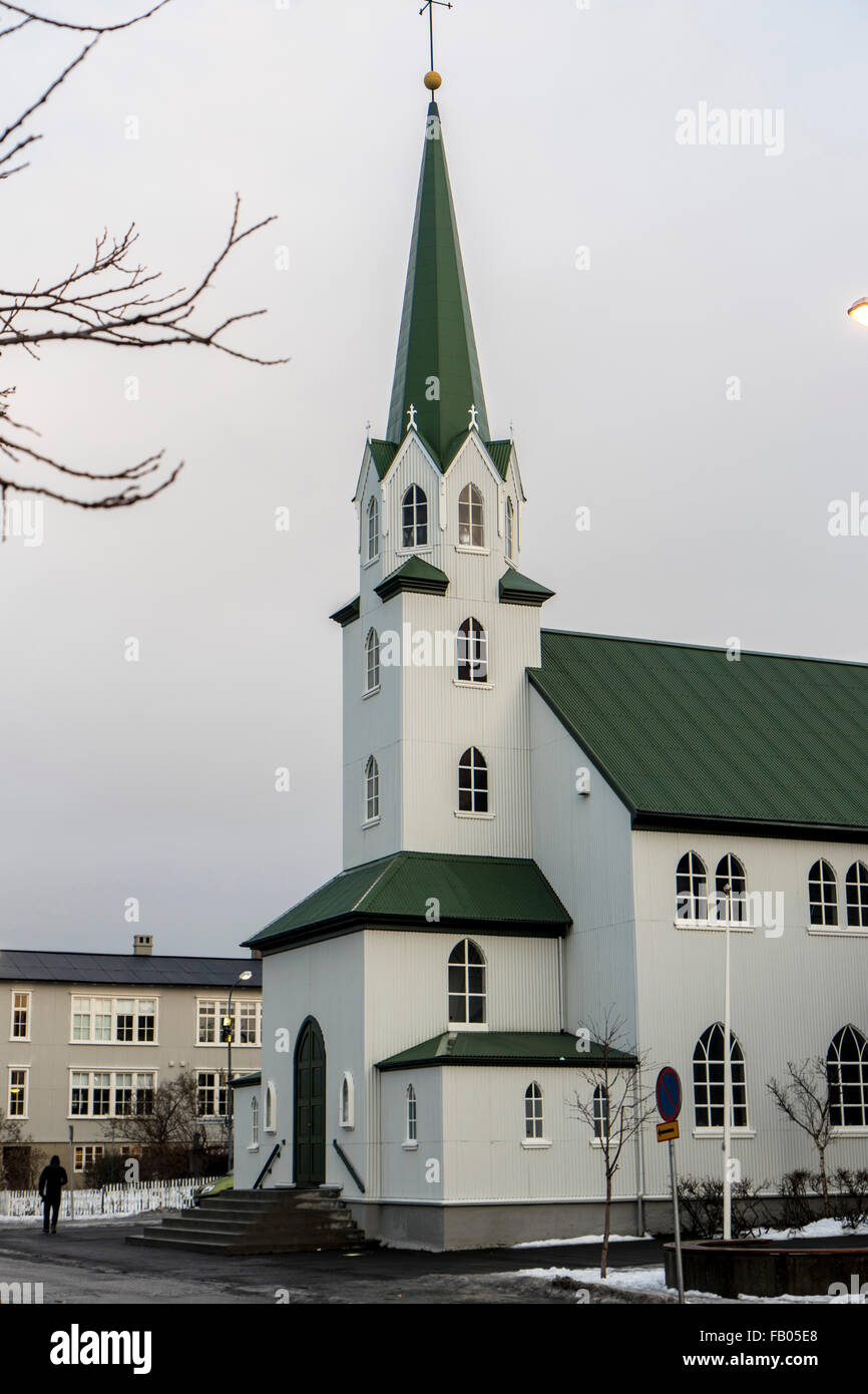 Haukadalur church hi-res stock photography and images - Alamy