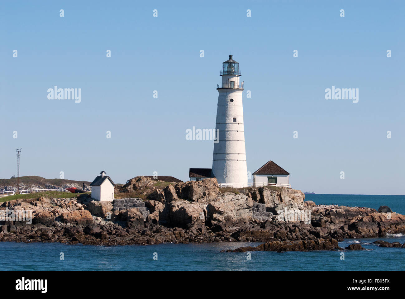 Boston harbor lighthouse hi-res stock photography and images - Alamy