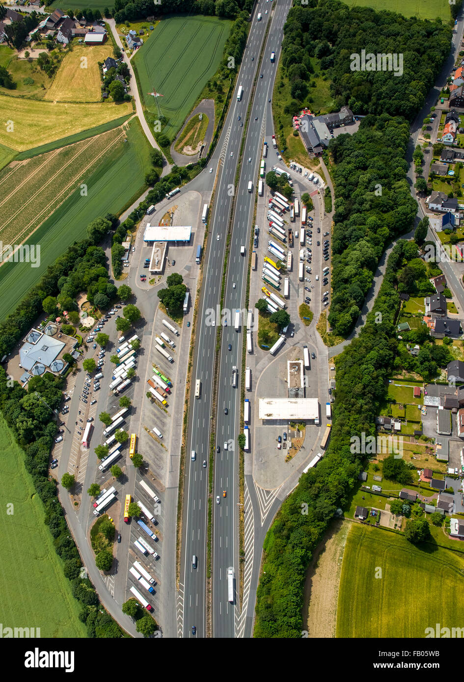 Motorway service area hi-res stock photography and images - Alamy